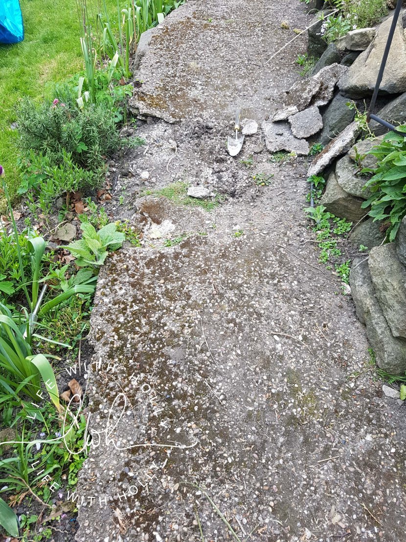 How We Built a Reclaimed Brick Garden Path - A Tutorial - Life with Holly