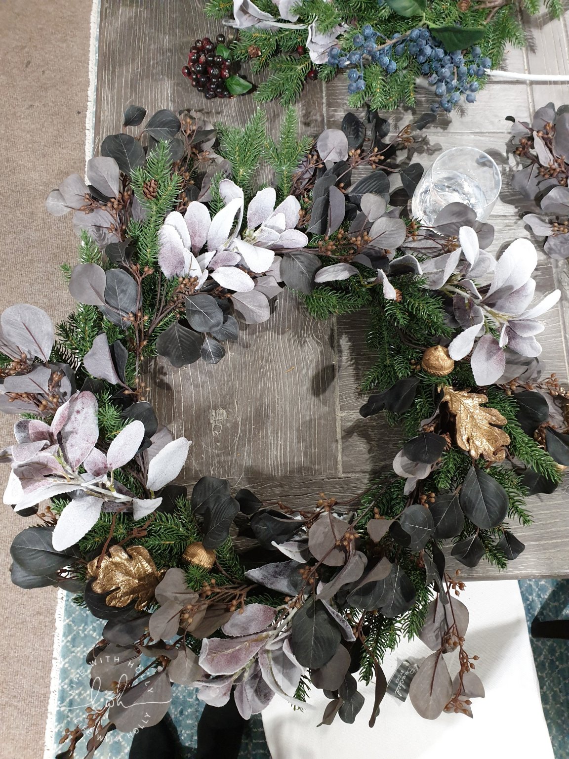 Faux Christmas Wreath Workshop with OKA {gifted experience} - Life with ...
