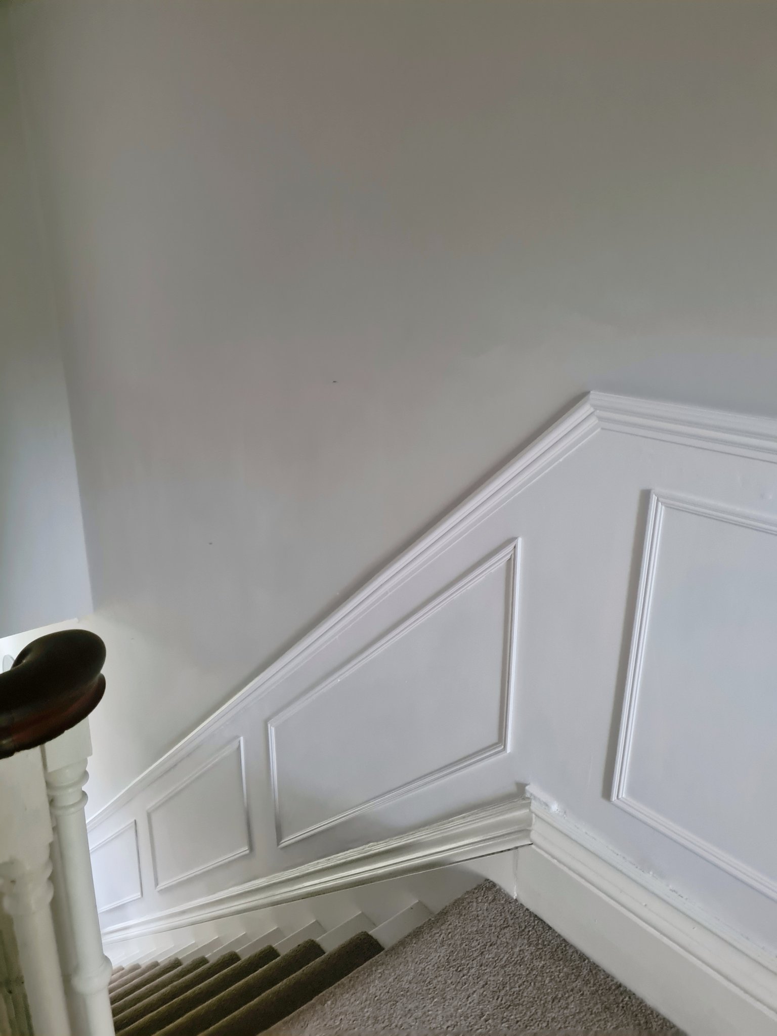 Easy to Follow Tutorial - How to Panel a Staircase - Life with Holly