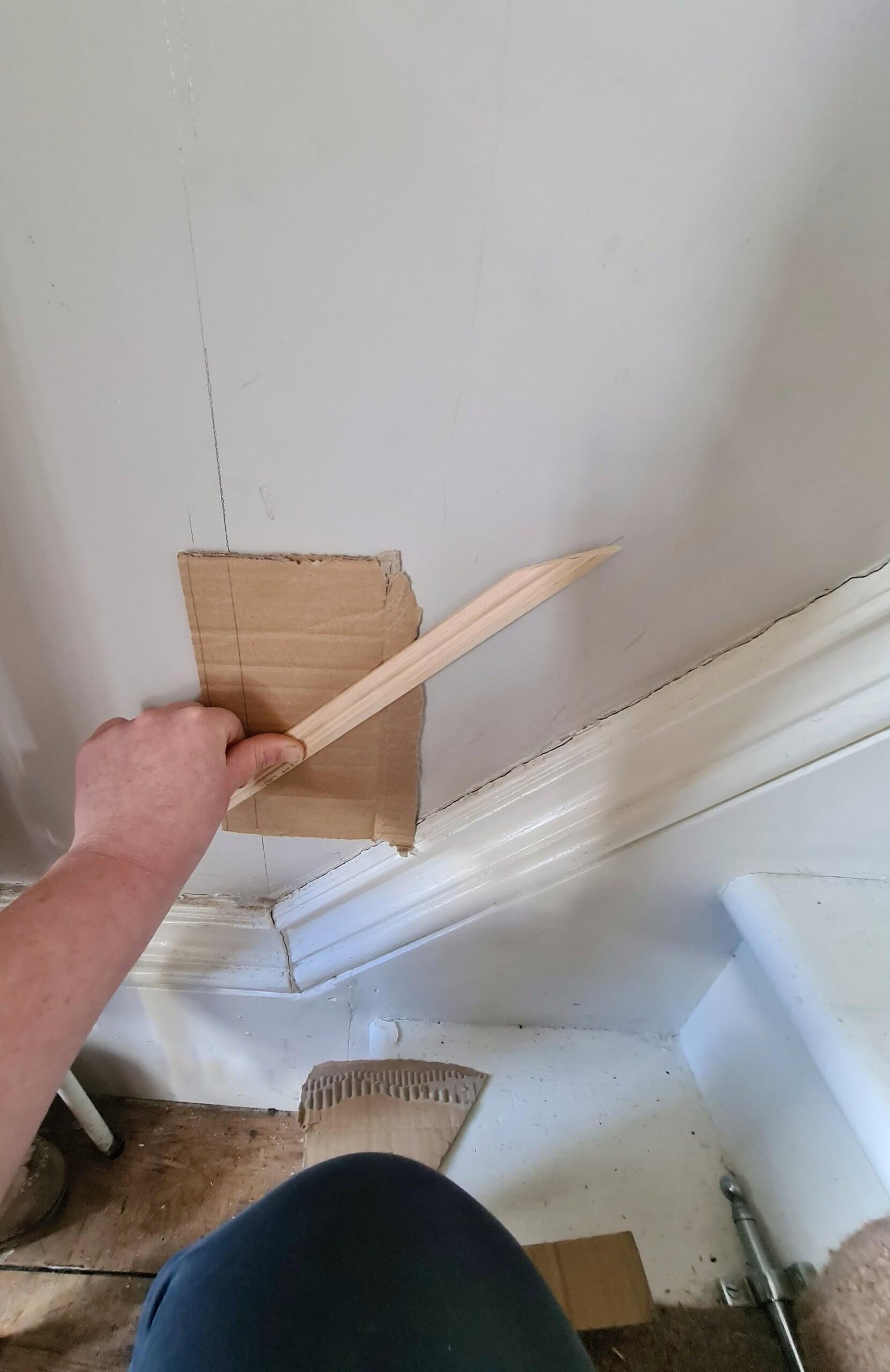 Easy to Follow Tutorial - How to Panel a Staircase - Life with Holly